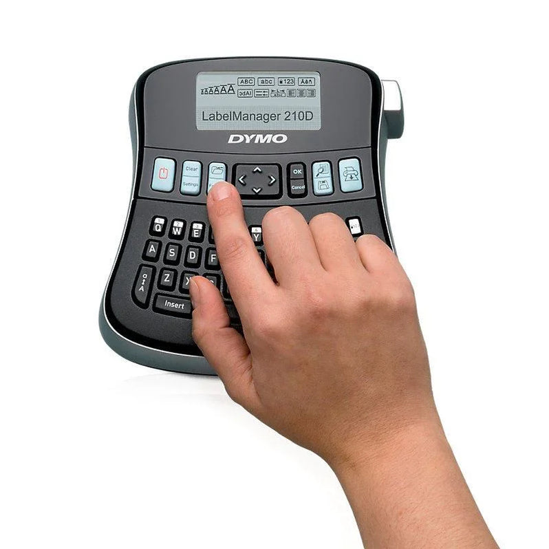 DYMO LabelManager 210D Desktop Labeller, with QWERTY keyboard, 6 font ...