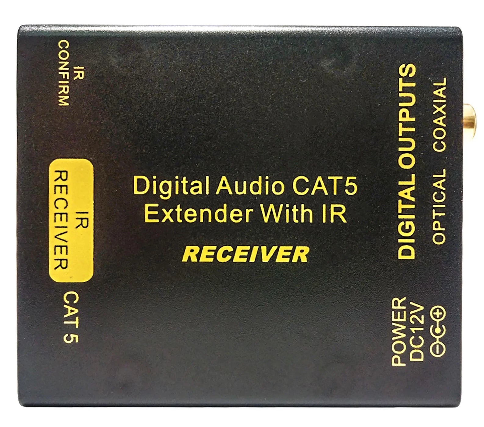 ARCO Digital Audio Extender with IR Over Single Cat5e/6. Up to 200m Ra ...
