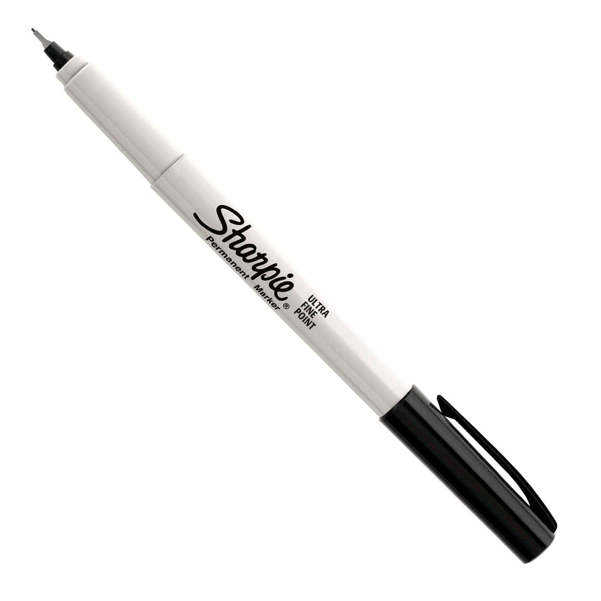 SHARPIE Ultra Fine Point Permanent Black Colour Marker. 12-Pack. Perma ...