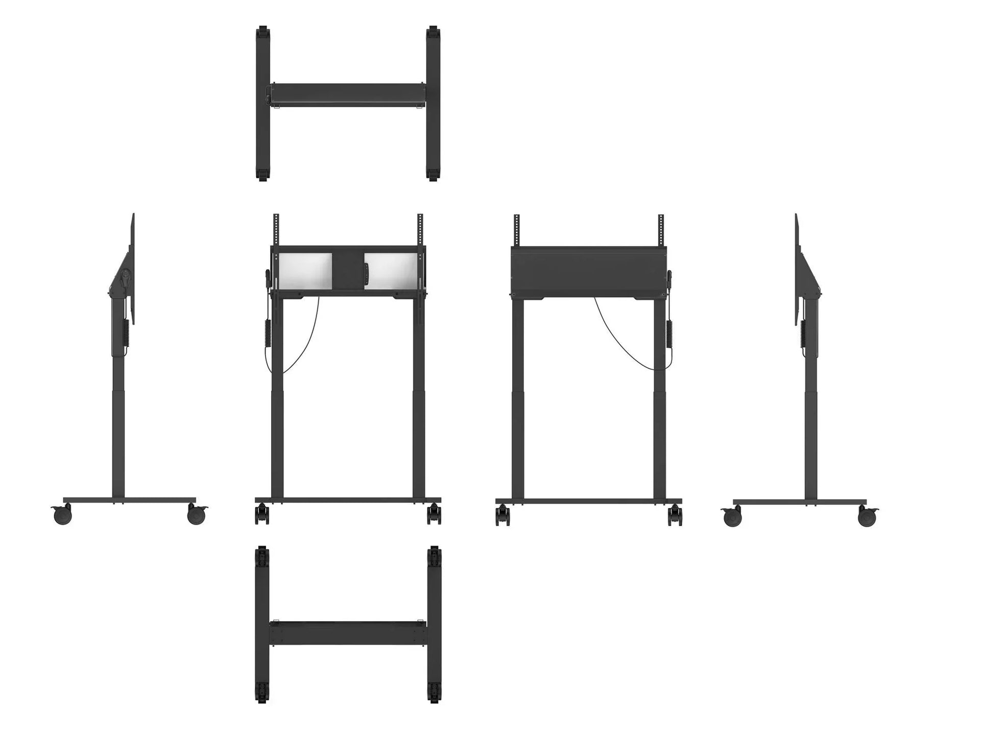 MAXHUB Height Adjustable Motorised Mobile Rolling Trolley/Stand Stock ...