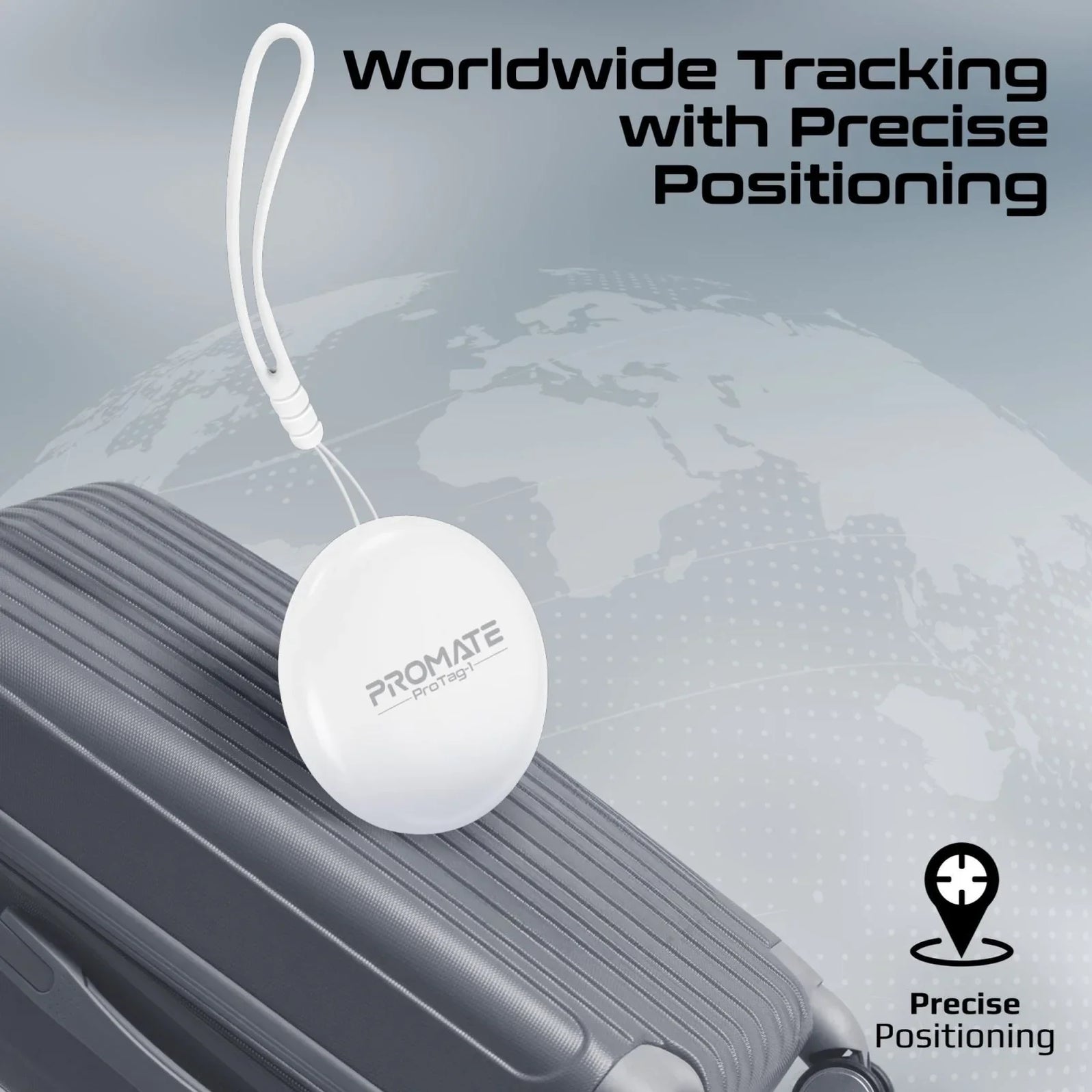 PROMATE Smart Bluetooth Tracker Tag with Smart Precision Positioning ...