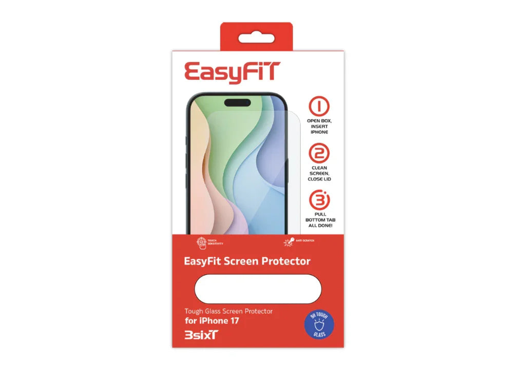 3SIXT Apple iPhone 17 PrismShield Essential Glass Screen Protector ...