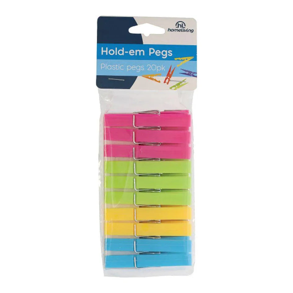 Homeliving Plastic Pegs 20 Pack — LX2001 - Homewares, Outdoor, Phone ...