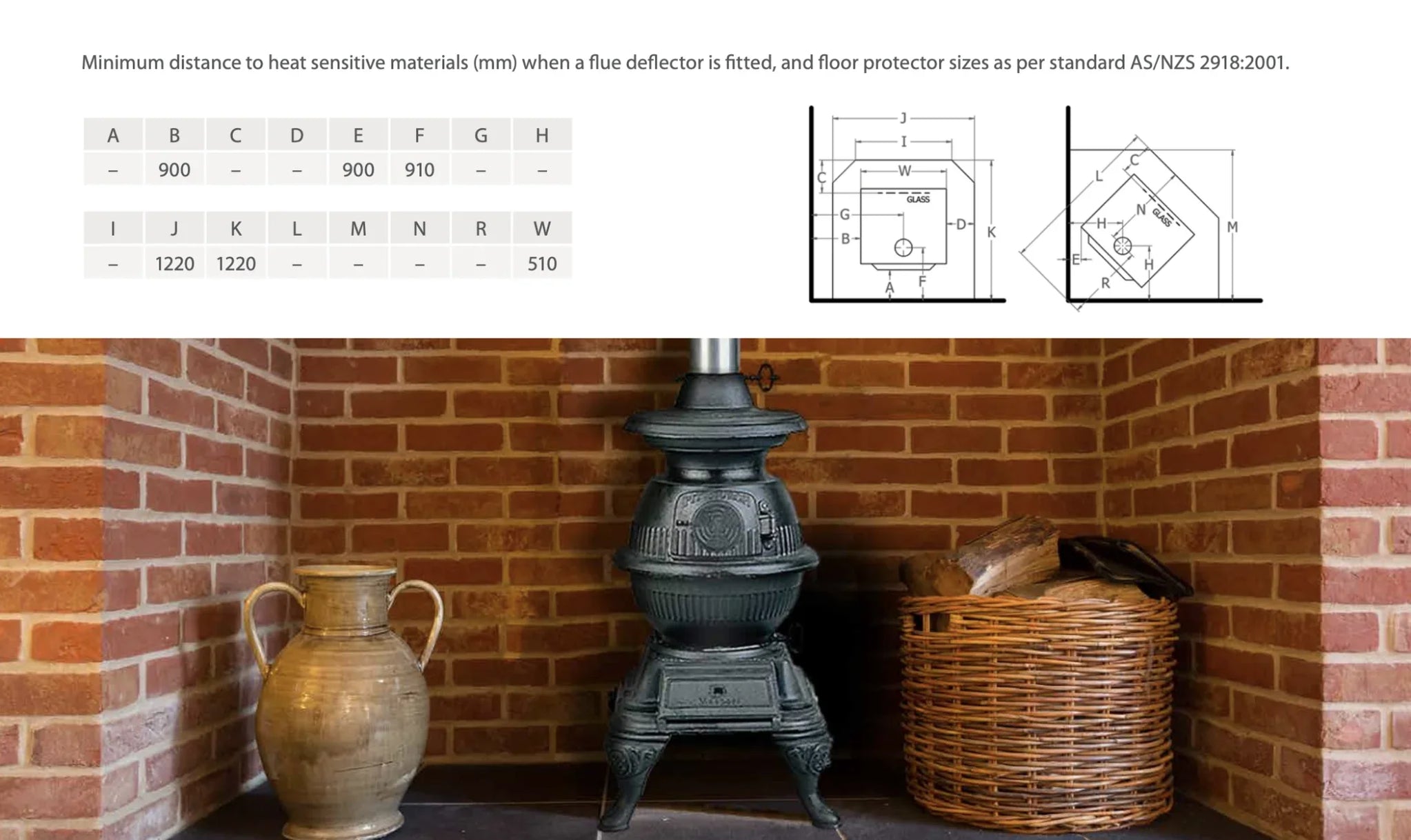 Masport Pittsburgh MK II Potbelly Stove Fireplace — LX2001 - Homewares ...