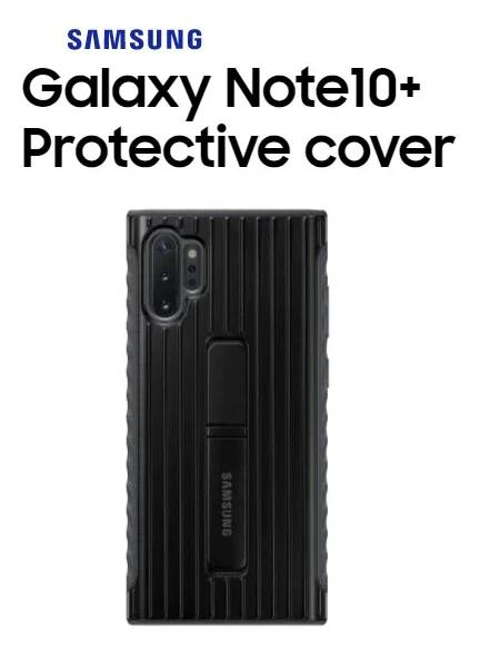 Samsung Galaxy Note 10 Plus / Note 10+ Protective Standing Case - Blac ...