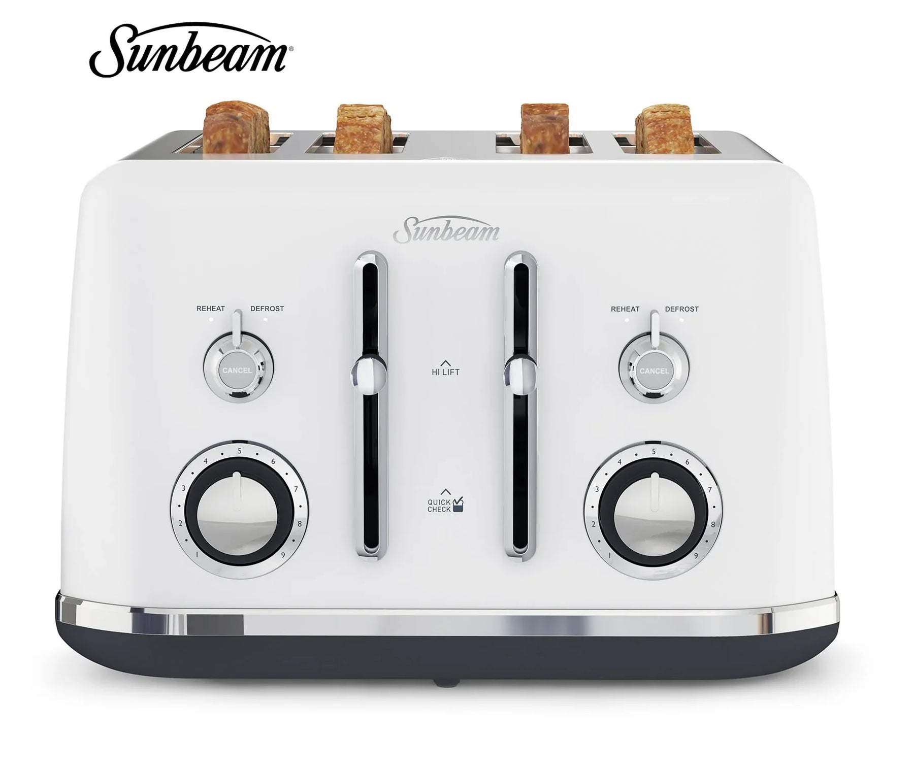Sunbeam Alinea Collection 4 Slice Toaster - Ocean Mist White TA2740W ...