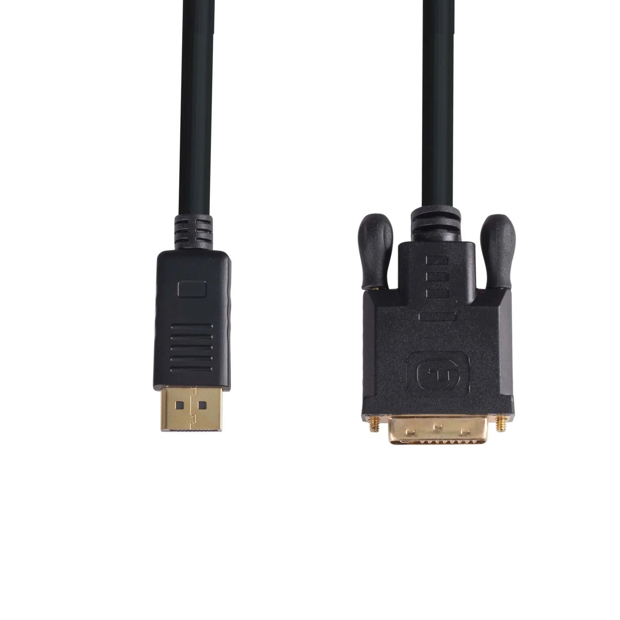 DYNAMIX 1.5M DisplayPort Source to DVI-D Monitor Male Active Converter ...