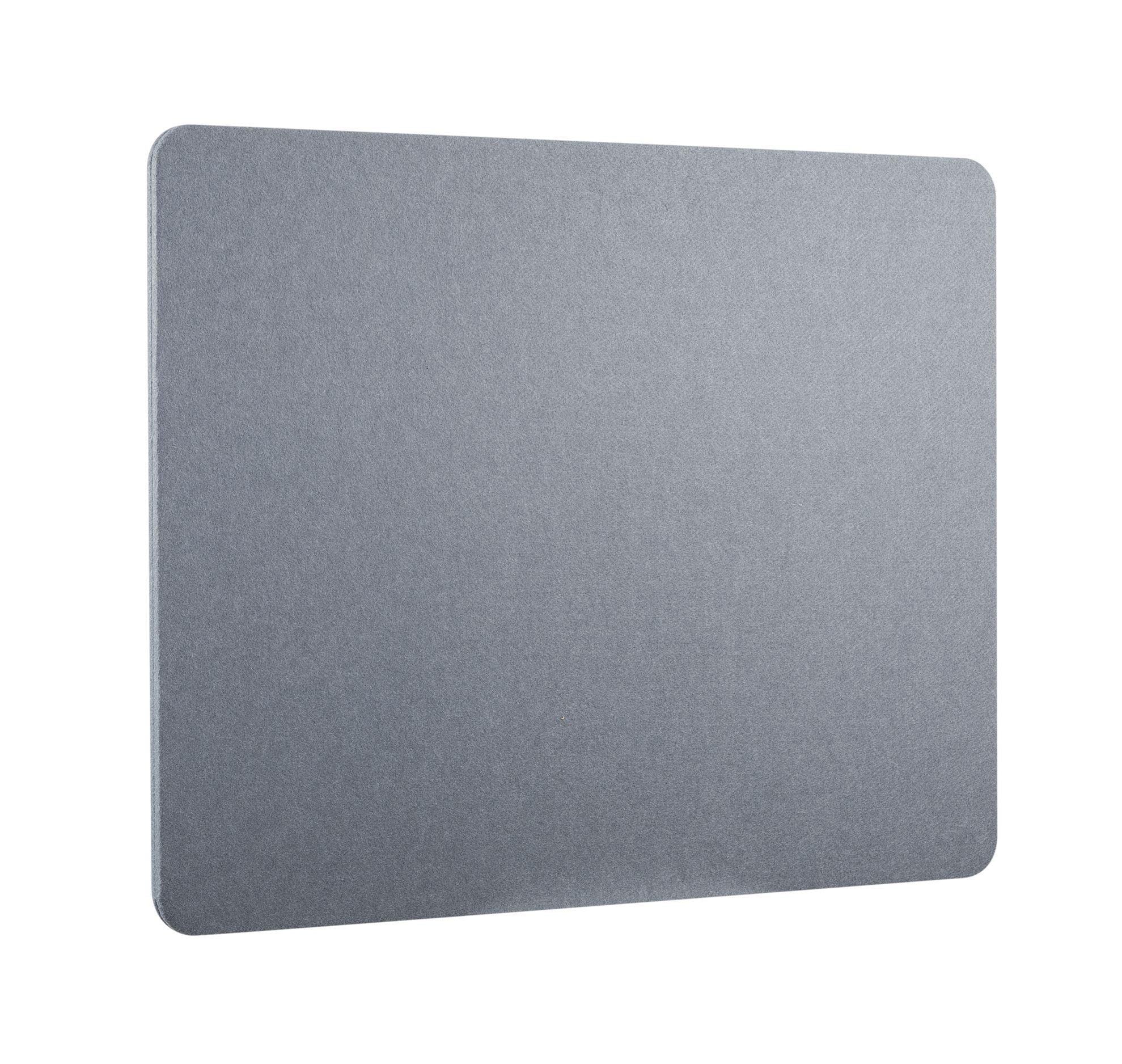 BRATECK .75m Desktop Privacy Panel with 2x Heavy-Duty Clamp. Felt Surf ...