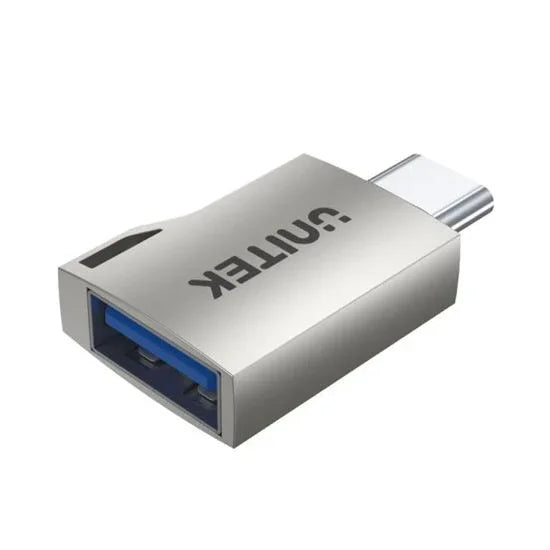 UNITEK USB-C Male to USB-A Female Ultra-Tiny Adaptor with Easy Grip De ...