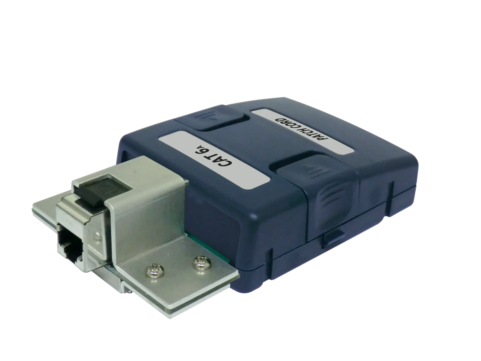 WIREXPERT Single CAT6A Patch Cord (PC) Adapter with Test Jack Mount fo ...