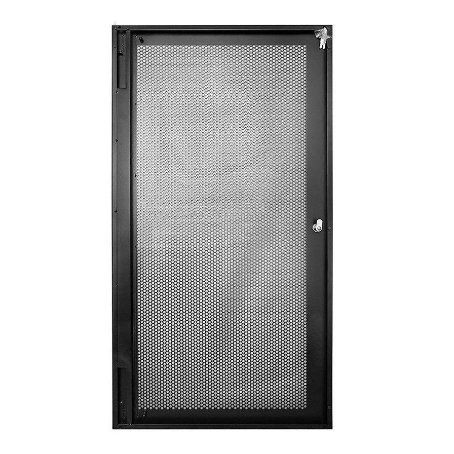 DYNAMIX Mesh Front Door 600mm 27U with Small Round Lock — LX2001 ...