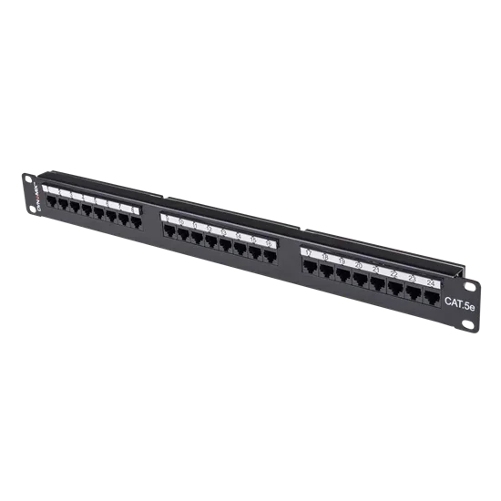 DYNAMIX 24 Port 19'' Cat5e UTP Patch Panel with plastic labelling kit. — LX2001 - Homewares ...