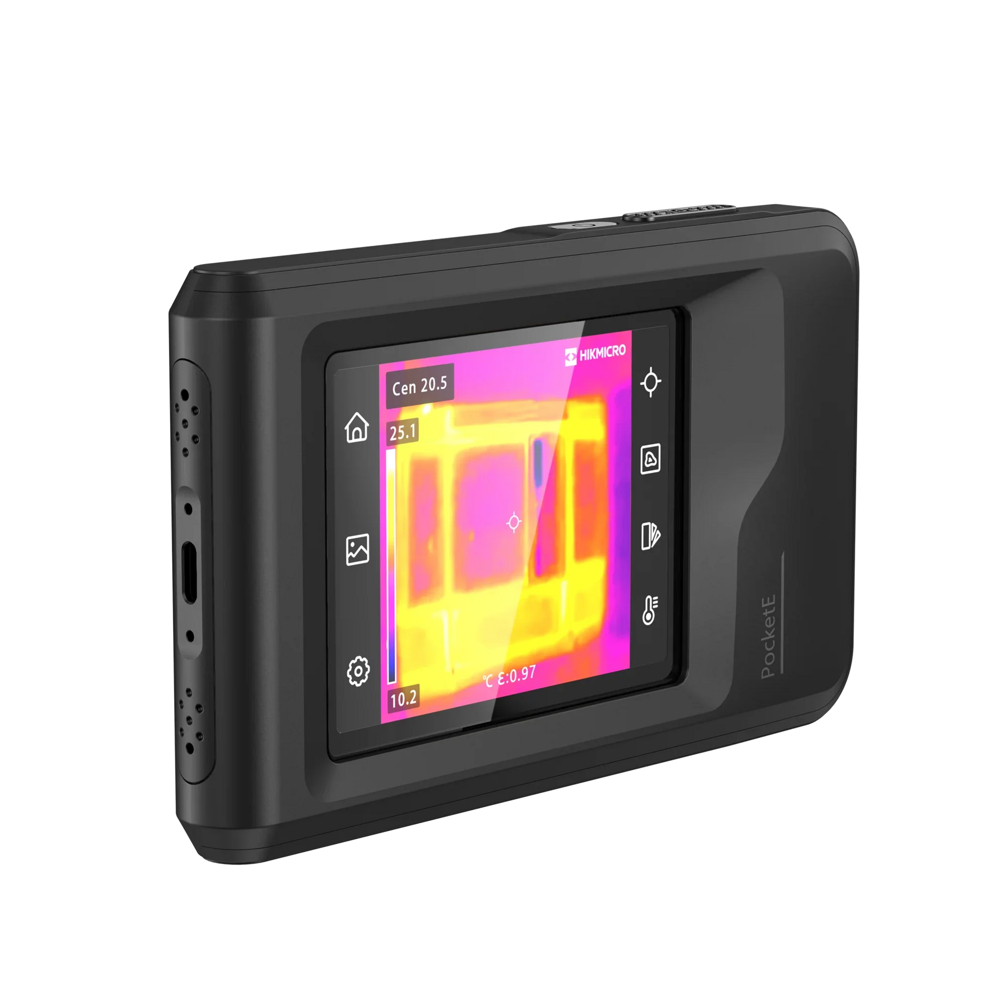HIKMICRO PocketE Wi-Fi Thermal Imaging Camera. 3.5" LCD Touch Screen ...