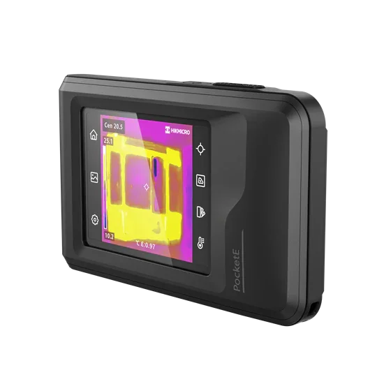 HIKMICRO PocketE Wi-Fi Thermal Imaging Camera. 3.5" LCD Touch Screen ...