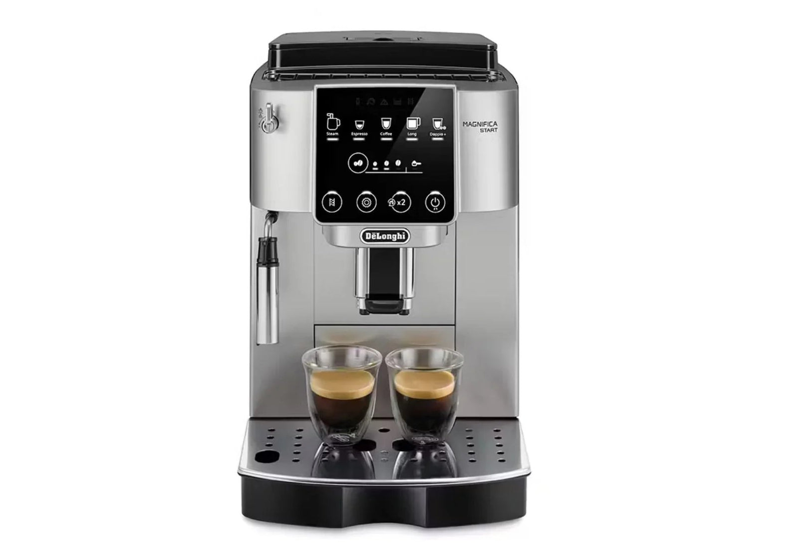 Delonghi De'Longhi Magnifica Start Silver Black Coffee Machine — LX2001 ...