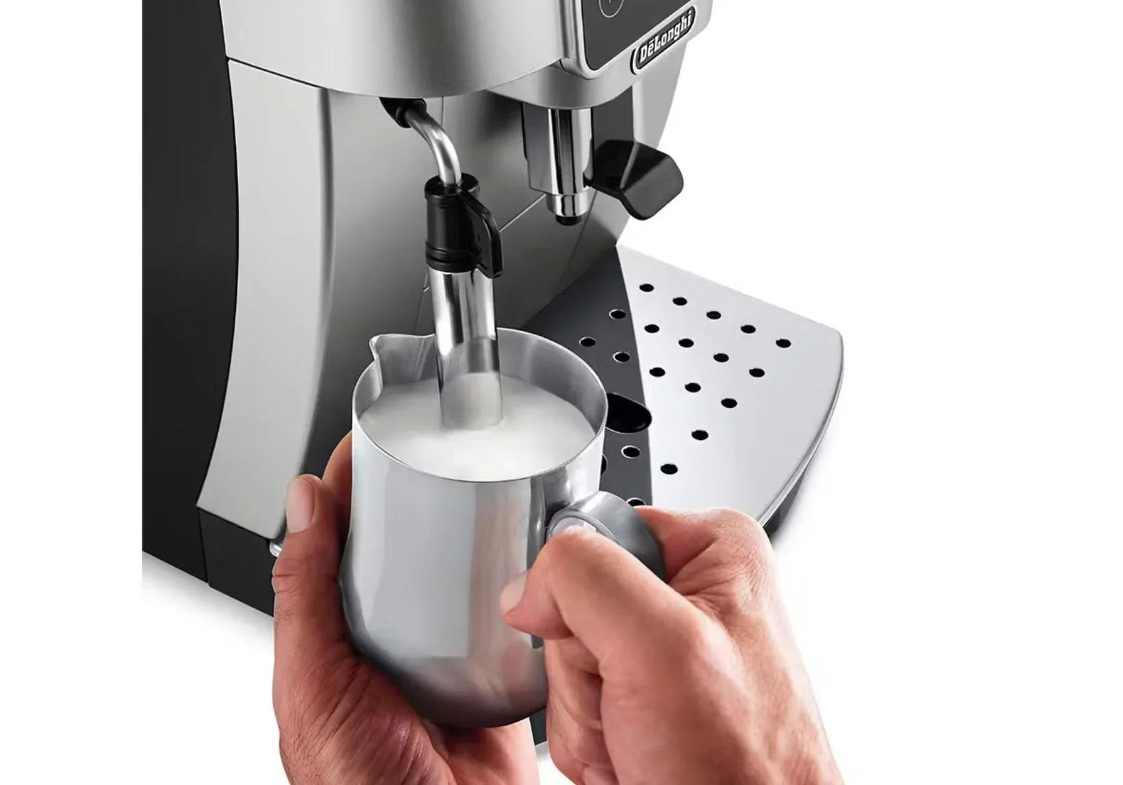 Delonghi De'Longhi Magnifica Start Silver Black Coffee Machine — LX2001 ...