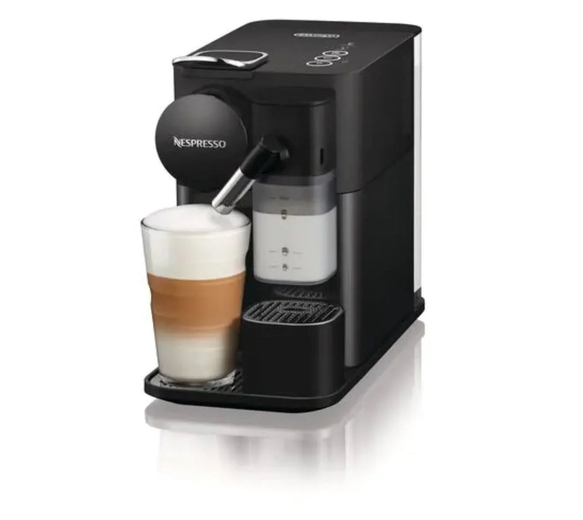 Delonghi Lattissima One Evo Black Nespresso Coffee Machine EN510B ...
