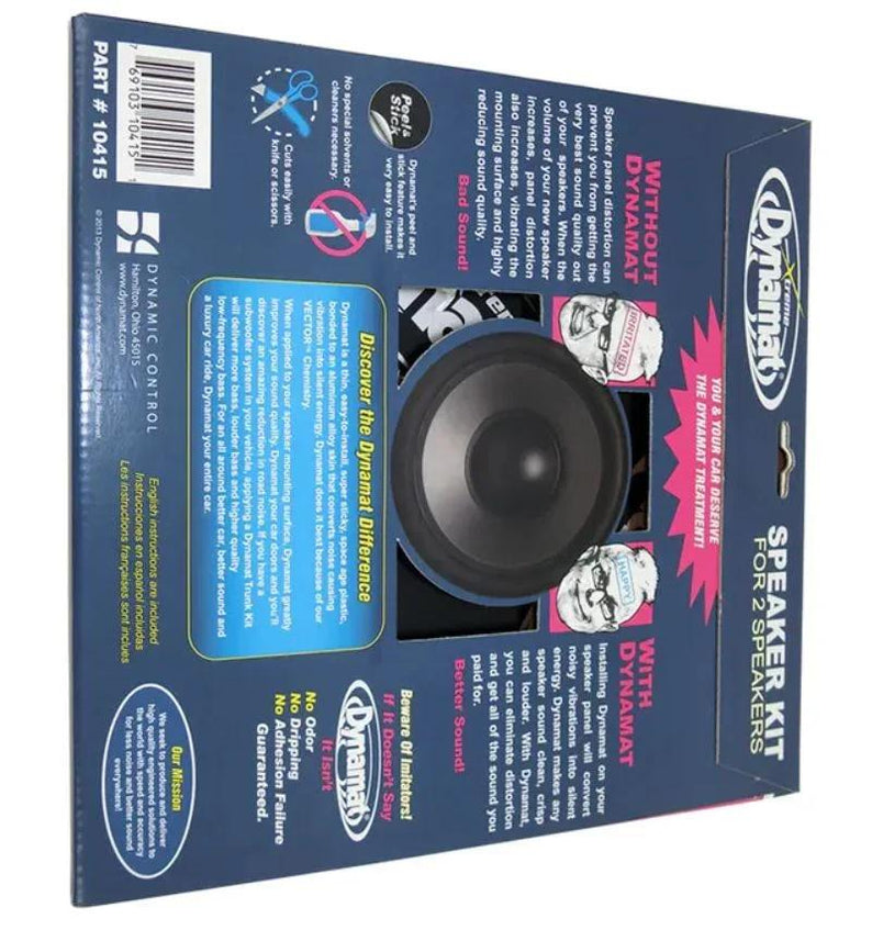Dynamat Car Vehicle Xtreme Speaker Kit Sound Deadening 10415 — LX2001 ...